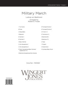 Military March – Full Score – Wingert-Jones Publications