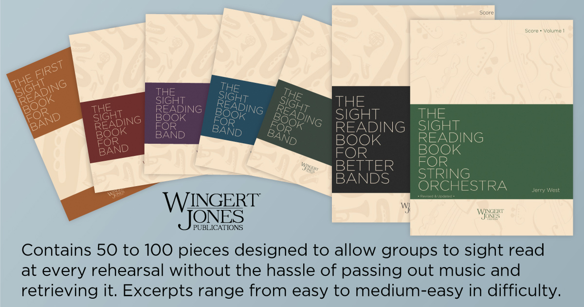 Sight Reading Books for Band and Orchestra – Wingert-Jones Publications