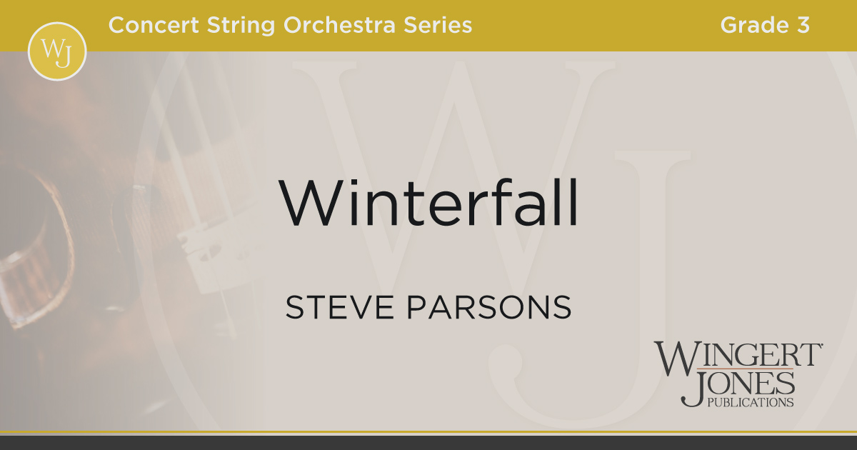 Winterfall – Wingert-Jones Publications