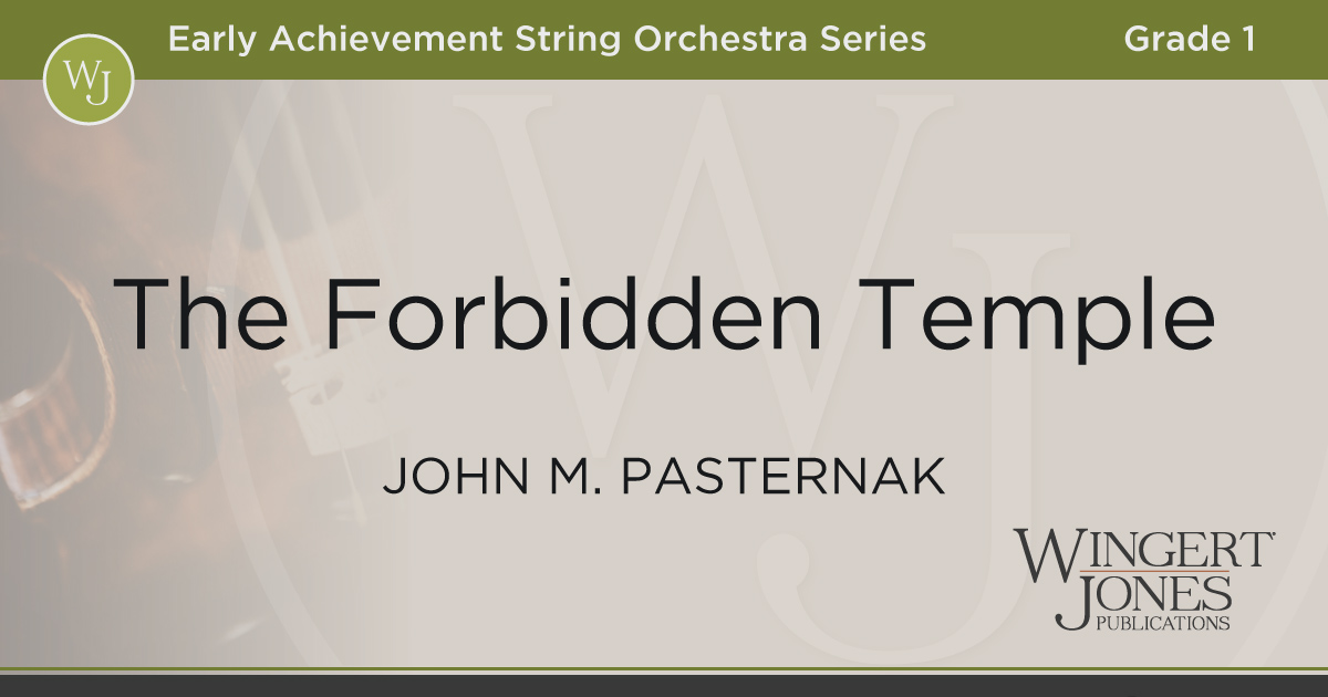 The Forbidden Temple – Wingert-Jones Publications