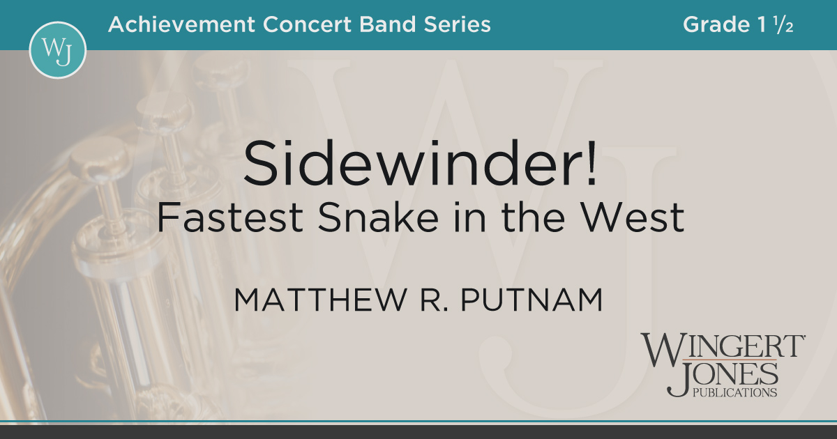 Sidewinder! – Full Score – Wingert-Jones Publications