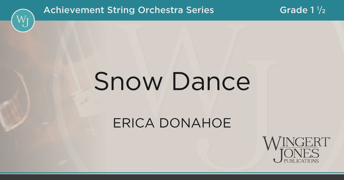 Snow Dance – Full Score – Wingert-Jones Publications